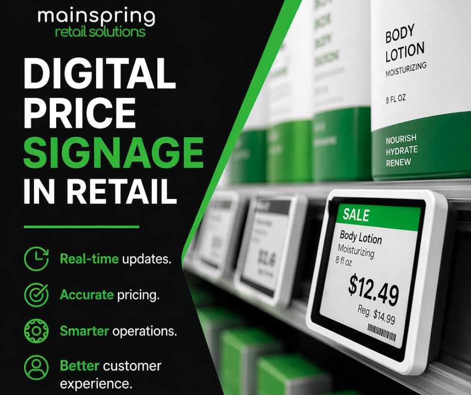 Digital Price Signage in Retail: Why It's Gaining Momentum | Mainspring ...